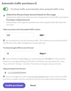 DataUnlocker Docs • Automatic traffic purchases