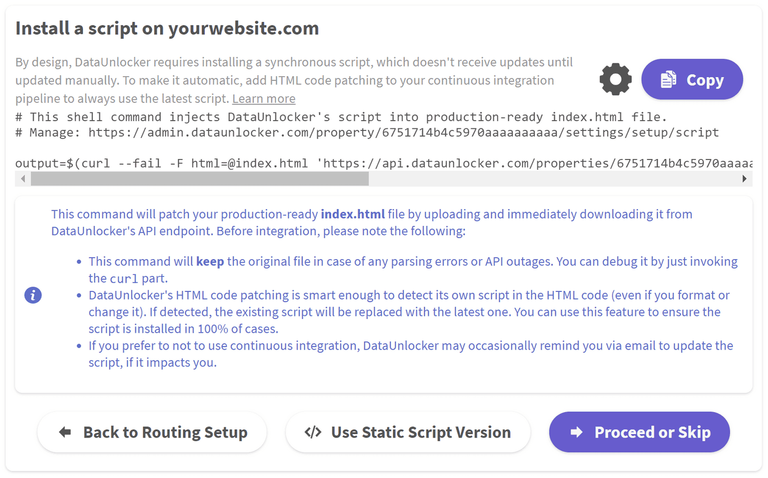 DataUnlocker Docs • Dynamic script injection
