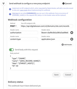 DataUnlocker Docs • Create a proxy endpoint
